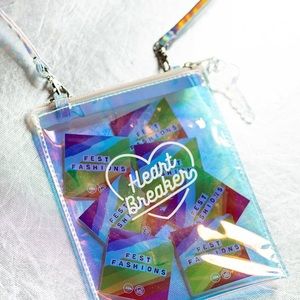 Bags | Holographic Pvc Rave Envelope Bag | Poshmark